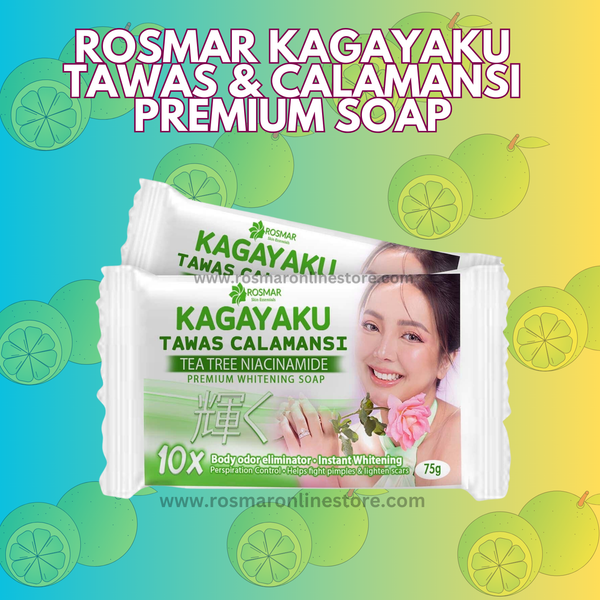 Rosmar KAGAYAKU TAWAS CALAMANSI Tea Tree Niacinamide Soap - ROSMAR SKIN ...